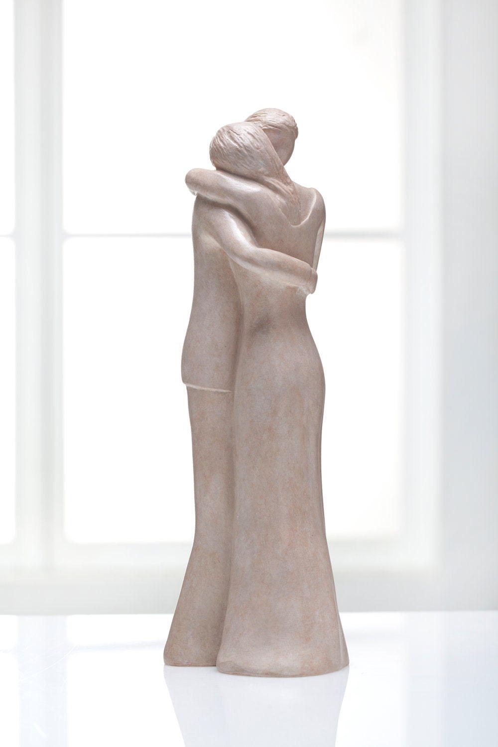 Intimate Dance Man and Woman Sculpture
