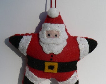 Popular items for felt santa on Etsy