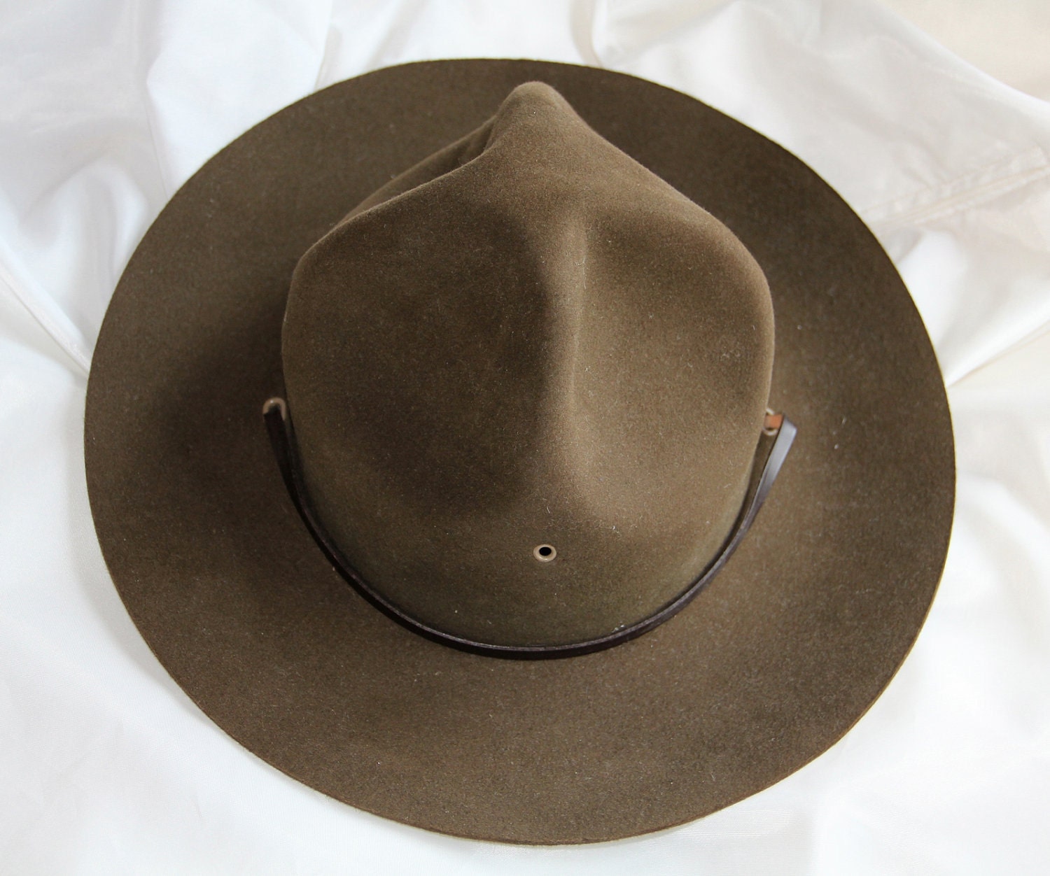 Boy Scout Hat Smokey the Bear Vintage BSA by PetticoatsPlus