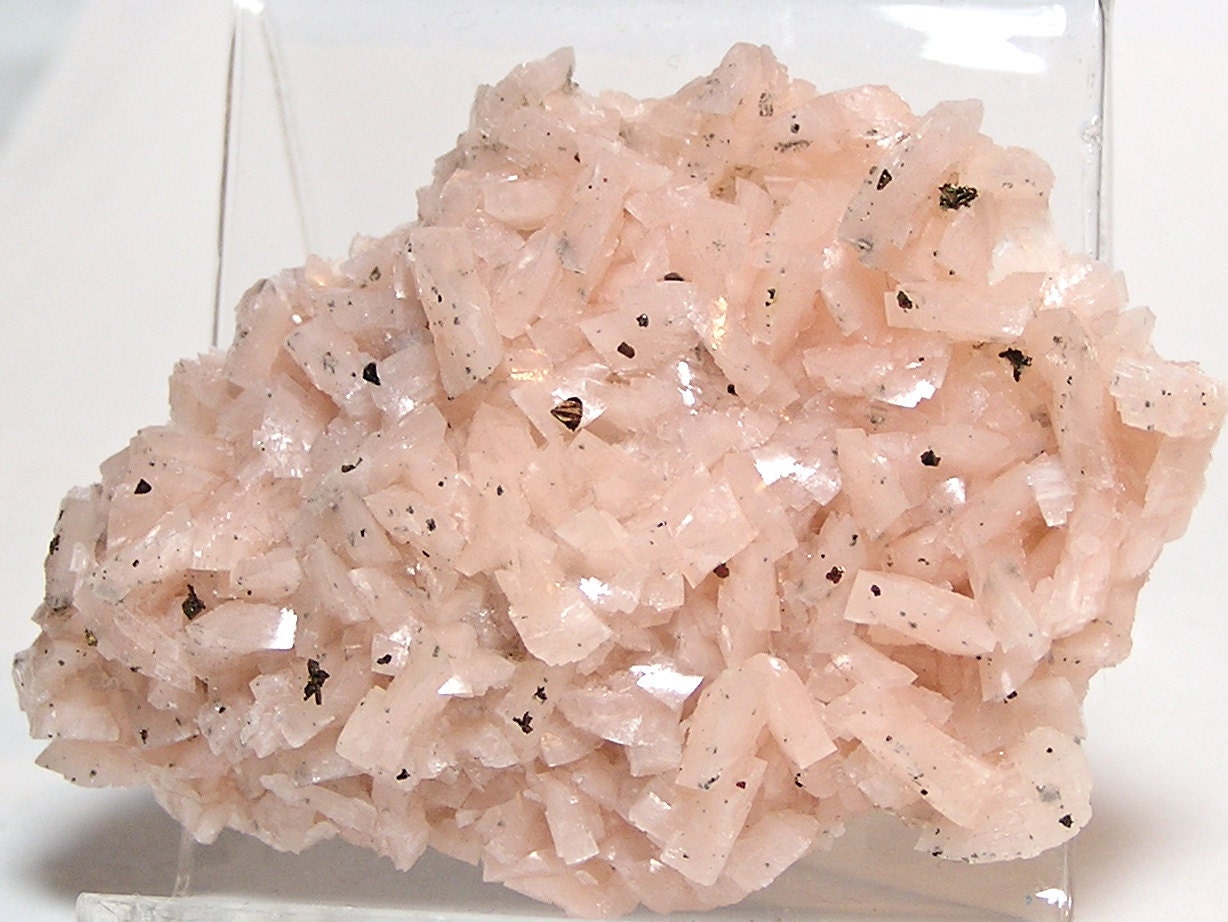 Pink Dolomite Crystals Natural Mineral Free by FenderMinerals