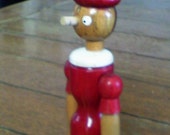 Items similar to Vintage Wood Pinocchio Doll on Etsy