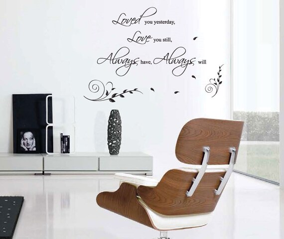 Love Wall Quotes Wall Art / Wall Stickers / Wall Decals from