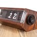 Vintage Faux Wood Copal Japan Flip Clock