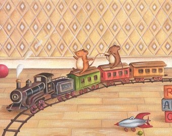 ABC Alphabet Poster A4 Print Toy Alphabet Nursery Decor