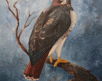 Popular items for hawk painting on Etsy