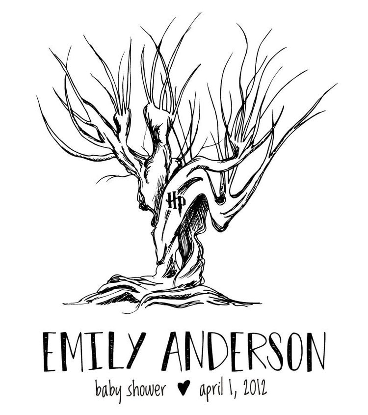 CUSTOM LISTING Harry Potter Whomping Willow Tree by ohmygoodnesss