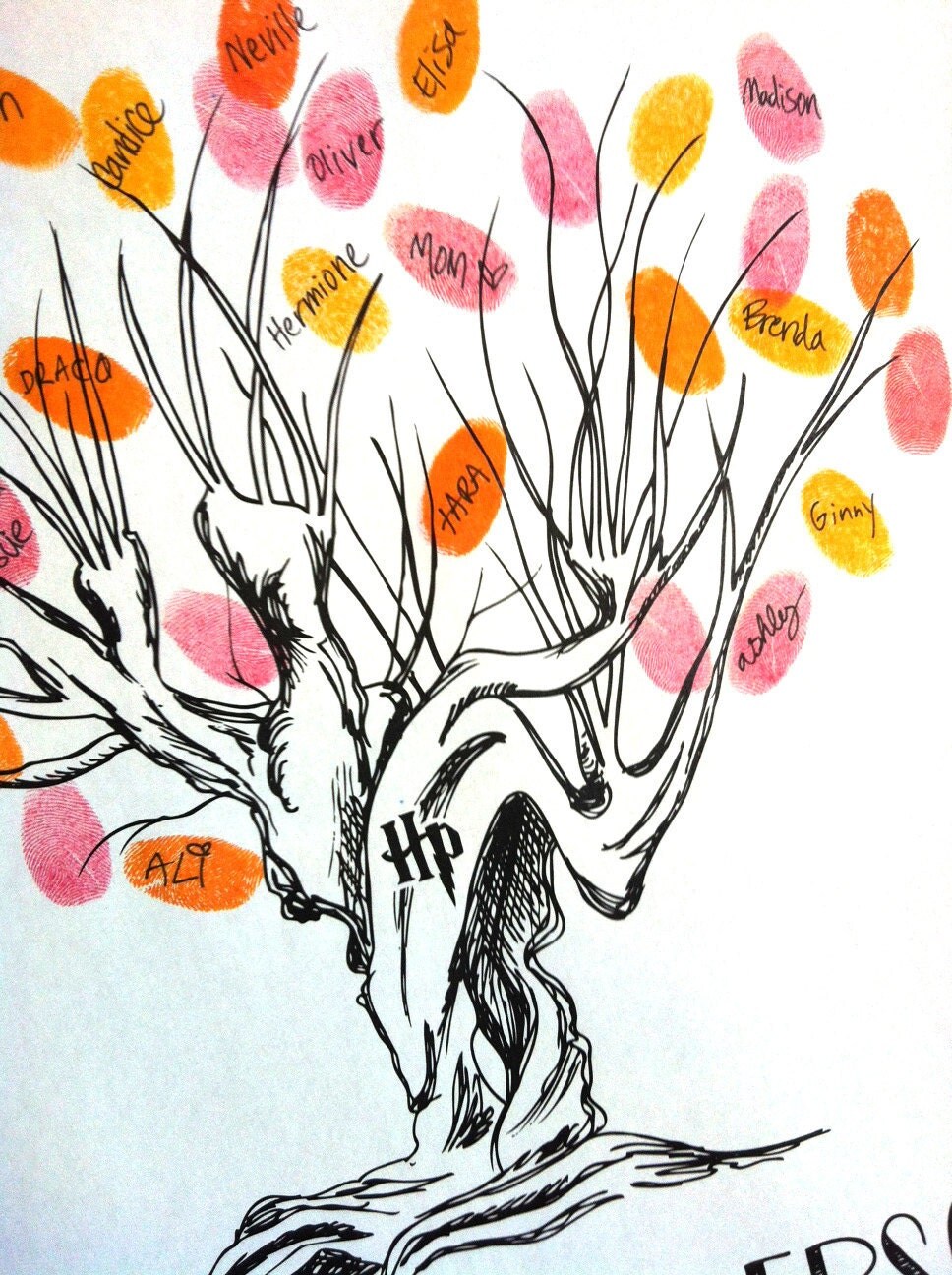 CUSTOM LISTING Harry Potter Whomping Willow Tree by ohmygoodnesss