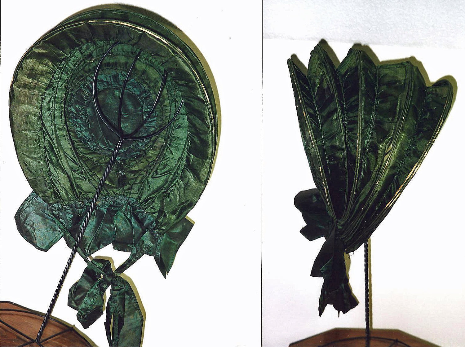 1770-80s Bottle Green Calash by MartinsMercantile on Etsy