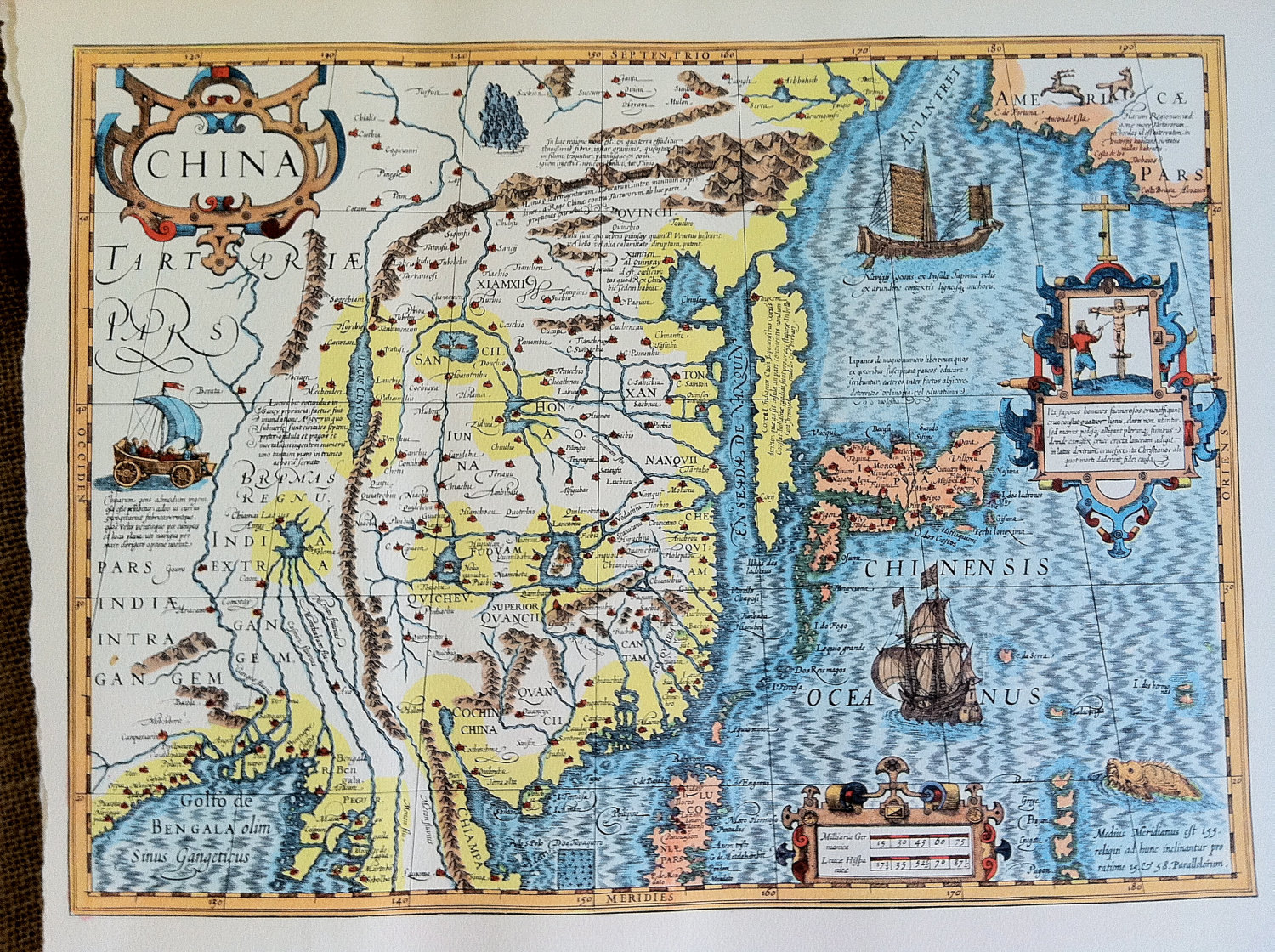 Vintage map: Ancient China by LivelyNightshade on Etsy