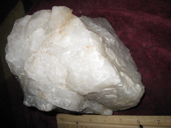 Crystal Quartz White Rock Mineral Natural by OurPlanetsTreasures