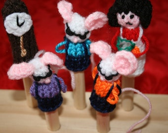 Mouse finger puppet | Etsy