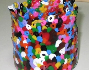 Melted plastic art | Etsy