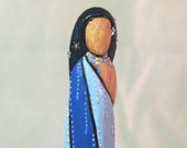 hand carved American Indian no face dolls by MyPeopleDolls
