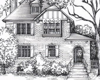 Pen & Ink Drawings & Illustrations | Etsy