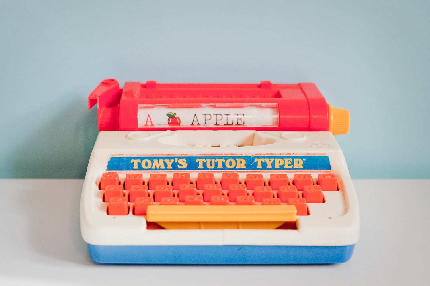 Vintage Typewriter Toy 1977 Tomy's Tutor Typer by LuLuVintageFinds