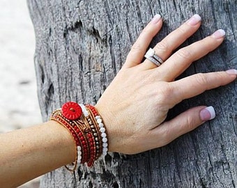 Angel Wing Wrap Bracelet by Tesoribydmarie on Etsy