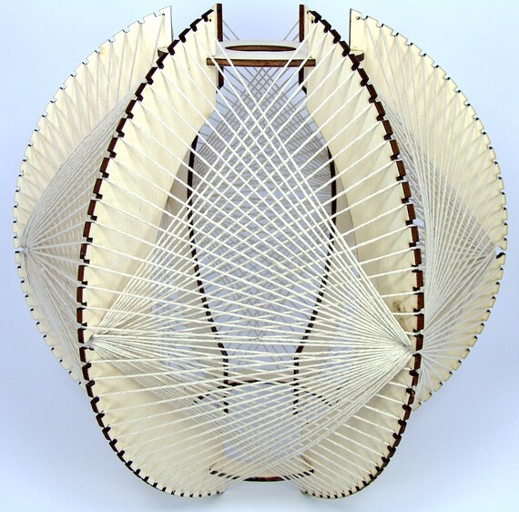 Items similar to Plywood and String Lamp shade on Etsy