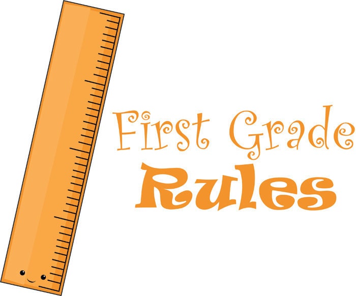 First Grade T Shirt First Grade Rules Printed DesignSchool First Grade T Shirt First Grade Rules Printed DesignSchool