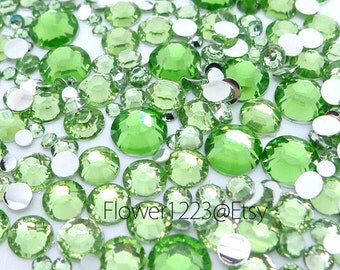 Popular items for green rhinestones on Etsy