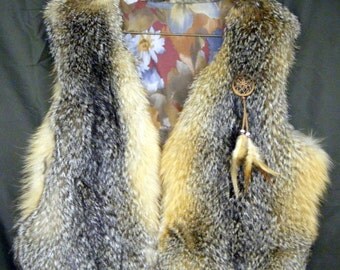 Beaver Vest by HootsFurs on Etsy