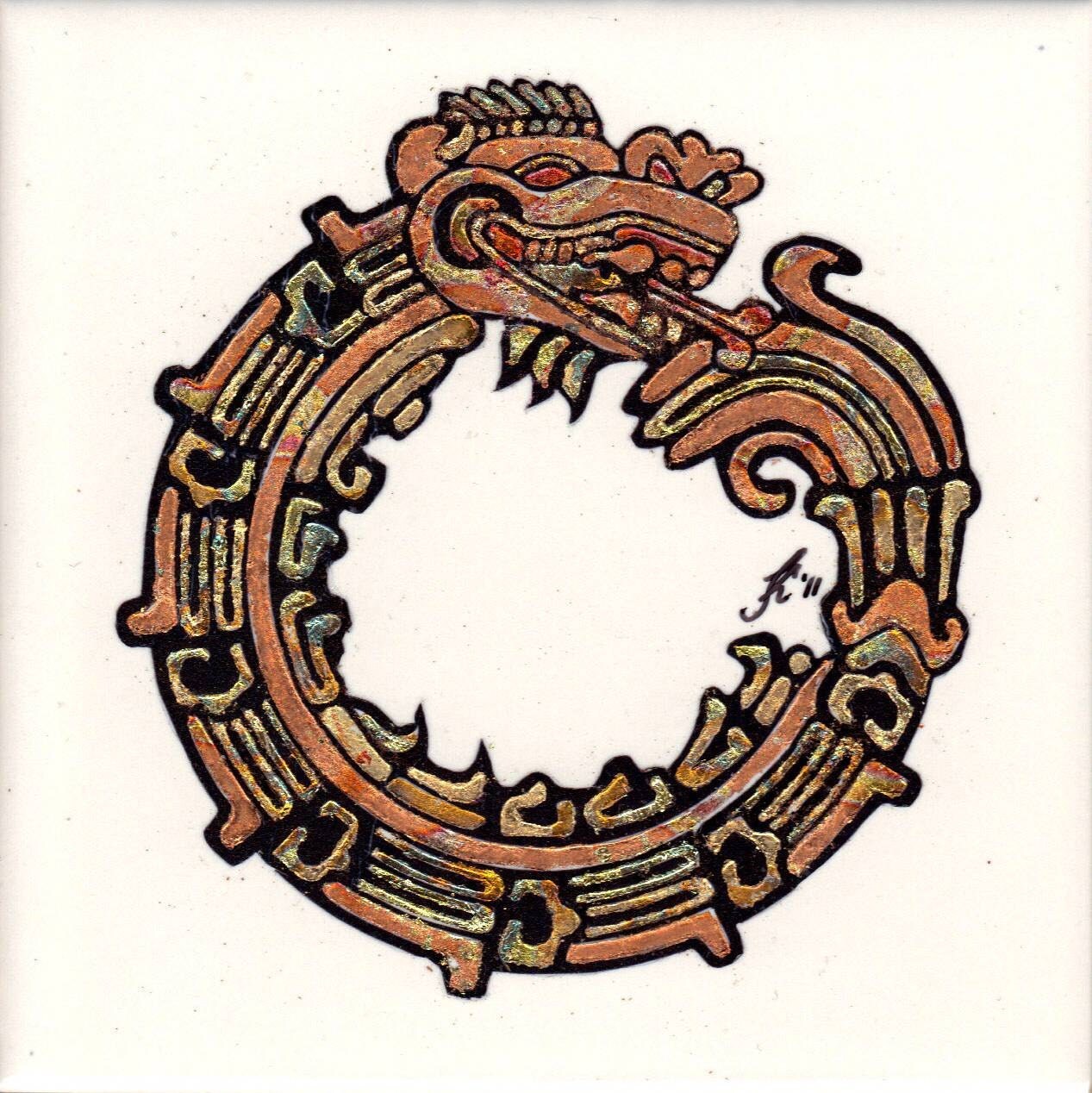 Full Gilded Aztec Dragon