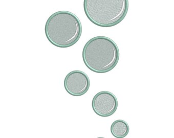 Bubbles embroidery | Etsy