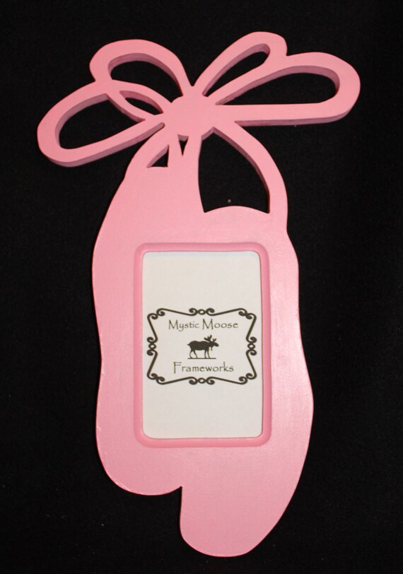 Items similar to Ballet Shoes Custom Cut Picture Frame on Etsy