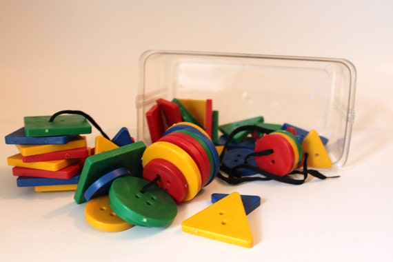 Vintage Grandma's Button Box Toy