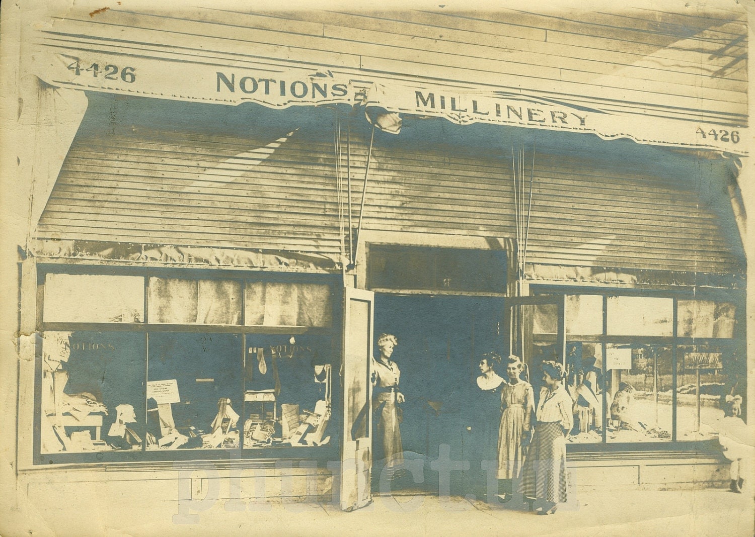 1800s Millinery Shop Storefront Window Displays by phunctum