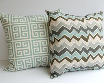 Popular items for greek key cushion on Etsy