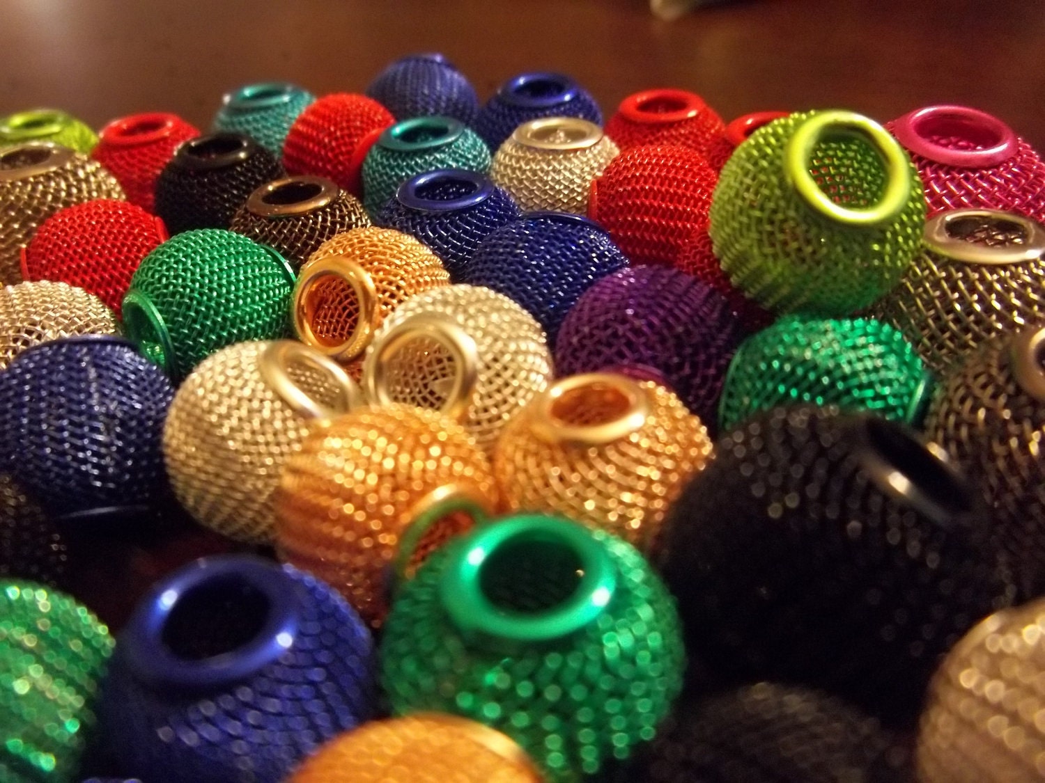 100pc mix mesh beads-Start your own jewelry or crafting