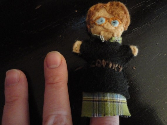 Conky Finger Puppet from Trailer Park Boys Handstitched