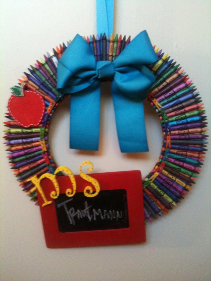 Crayon Wreath
