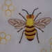 Honey Bee Flour Sack Dish Towel