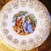 Vintage Hampton China Plates Colonial Design Warranted 22K