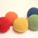 Rainbow Crochet Balls