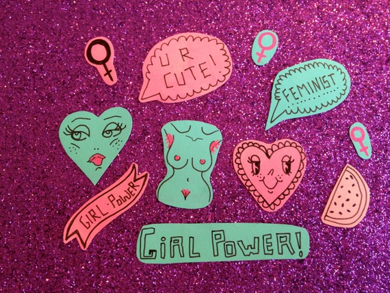Feminist Themed Sticker Pack