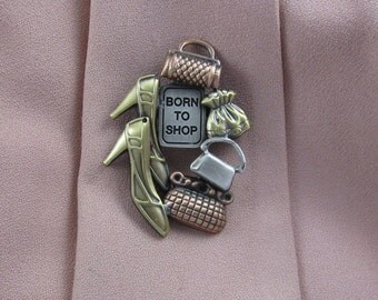 Kiss The Cook Brooch Chef Gift Chef Jewelry by PINSwithPERSONALITY