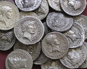 Lot of 30 pcs Judas' 30 Pieces of Silver Palestine Tyros
