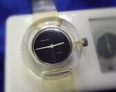 Items similar to 1970s Translucent Acrylic Swiss Made Ladies Wristwatch ...