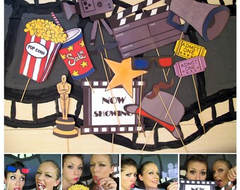 elegant wedding photo booth props cartoon style by thepartyevent