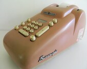 Items similar to Burroughs Ten Key Adding Machine Pink Deco on Etsy