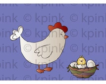 Popular items for chicken stamps on Etsy