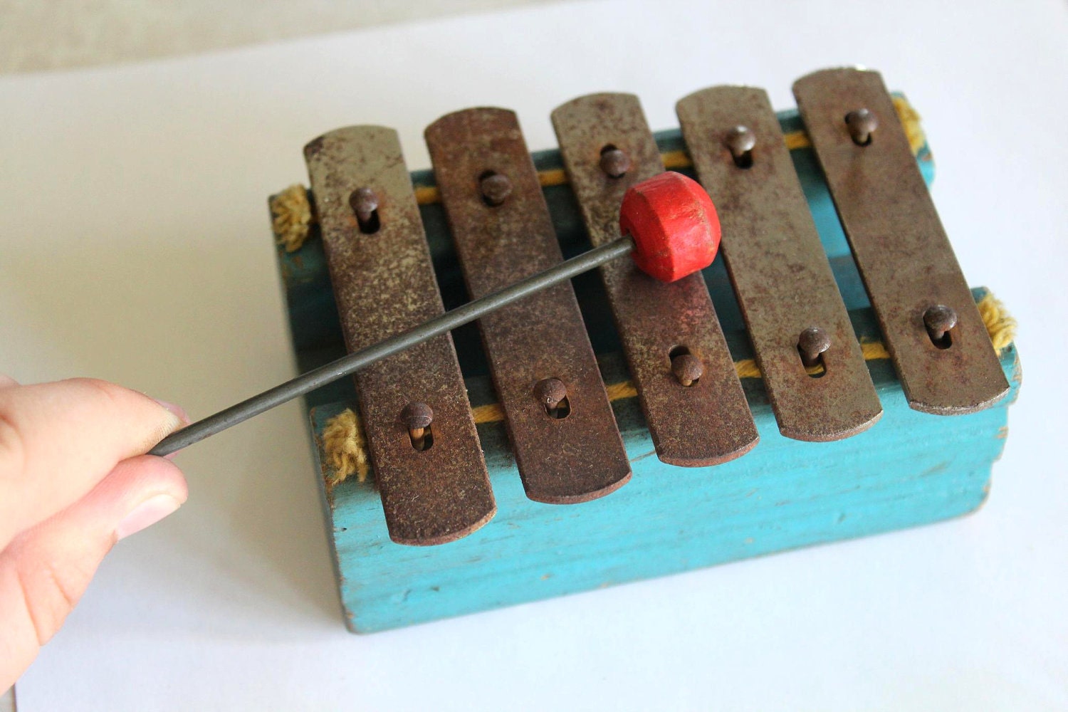 Vintage Mini Xylophone Super cute and small