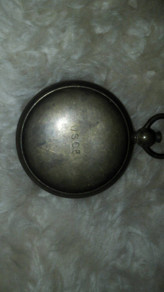 WWI era brass Taylor USCE compass