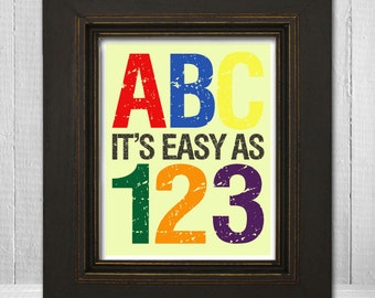 Popular items for abc 123 on Etsy