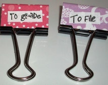 Popular items for binder clip on Etsy