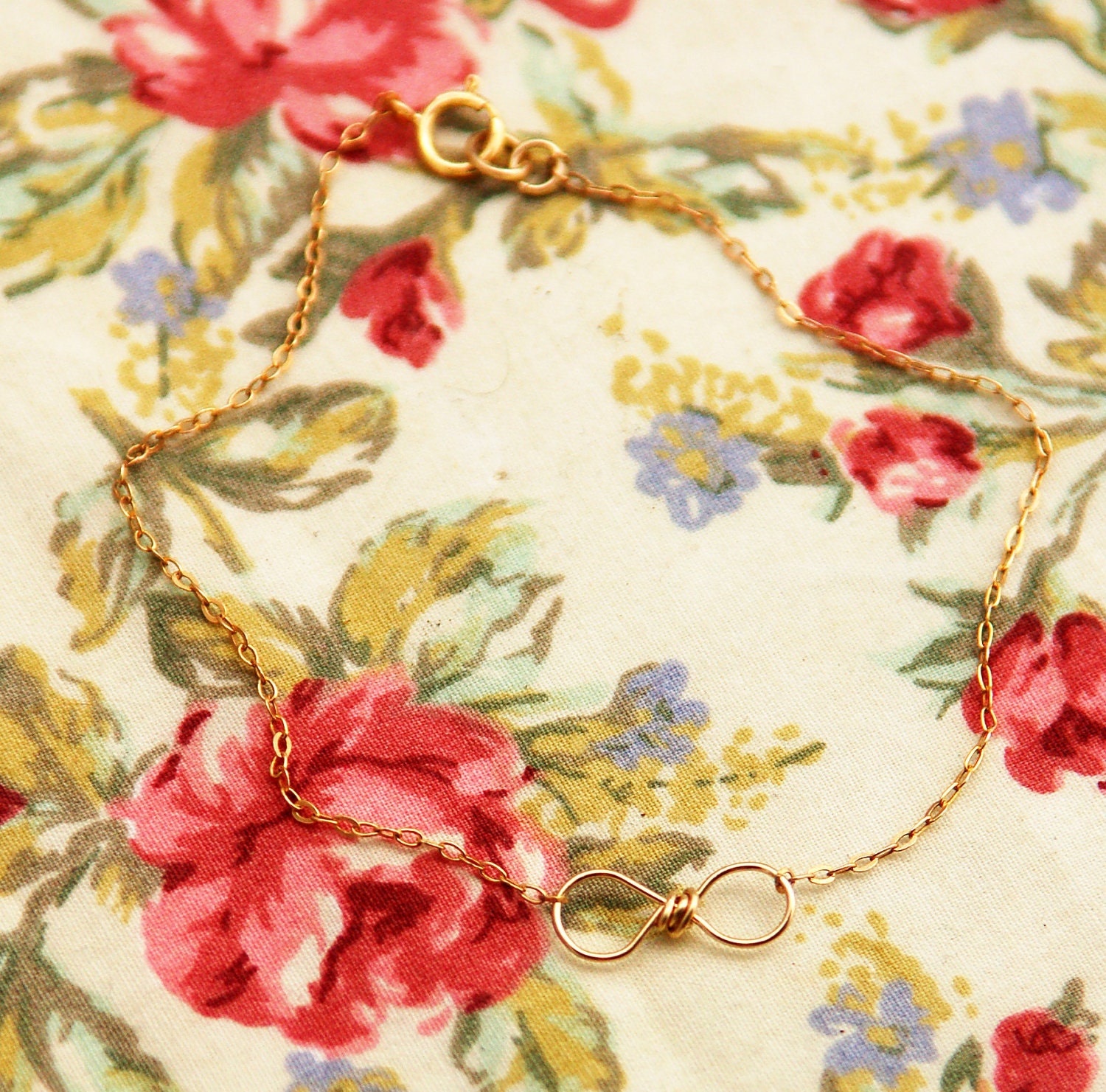 Infinity bracelet infinity anklet gold ankle bracelet