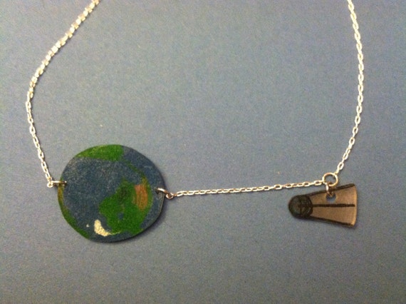 Items similar to Sputnik Necklace on Etsy