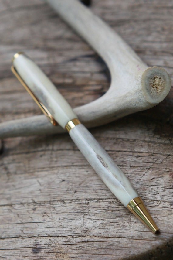 Items similar to Deer Antler Handmade Pen on Etsy